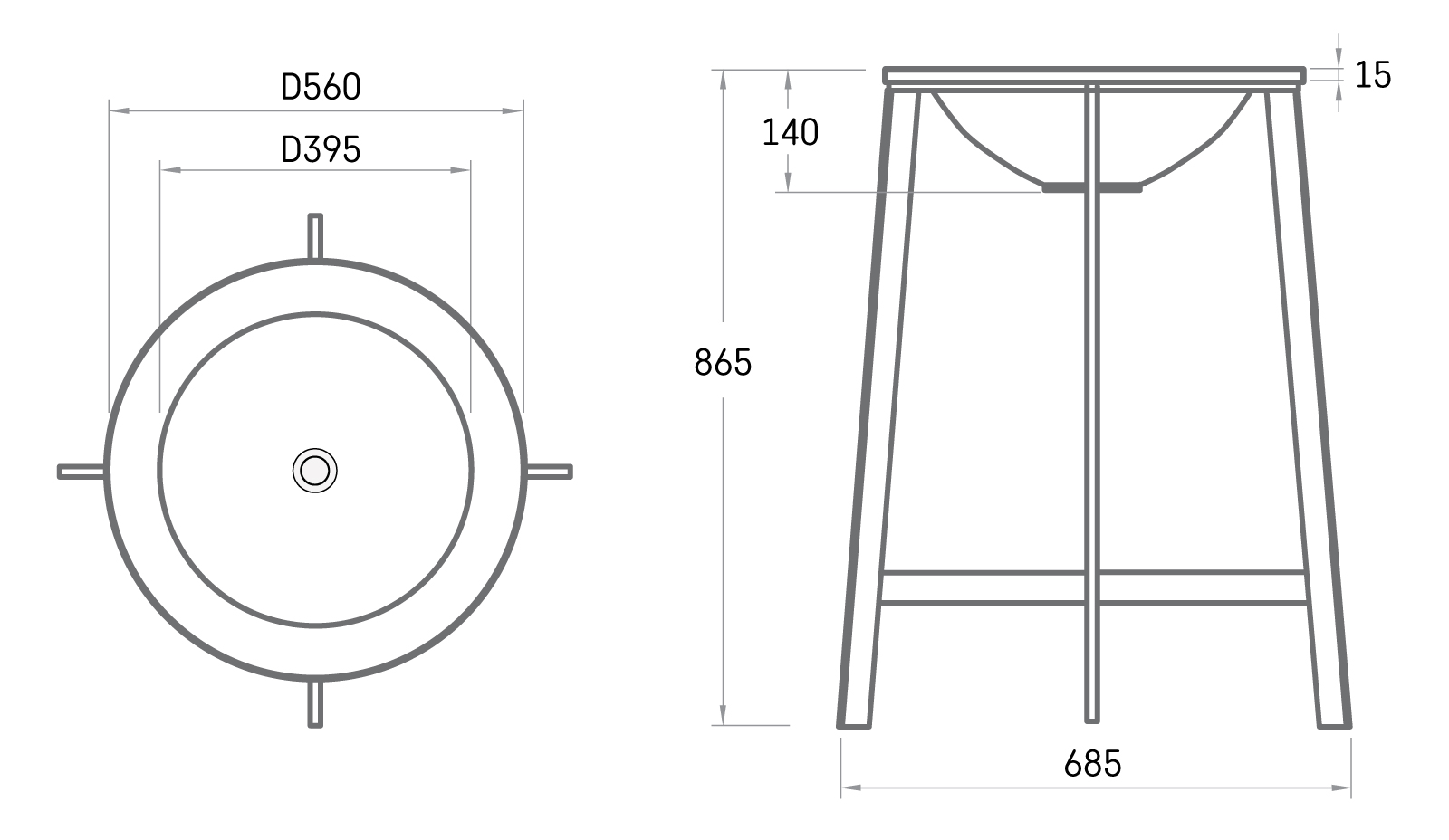ROUND PLUS MF rasējums
